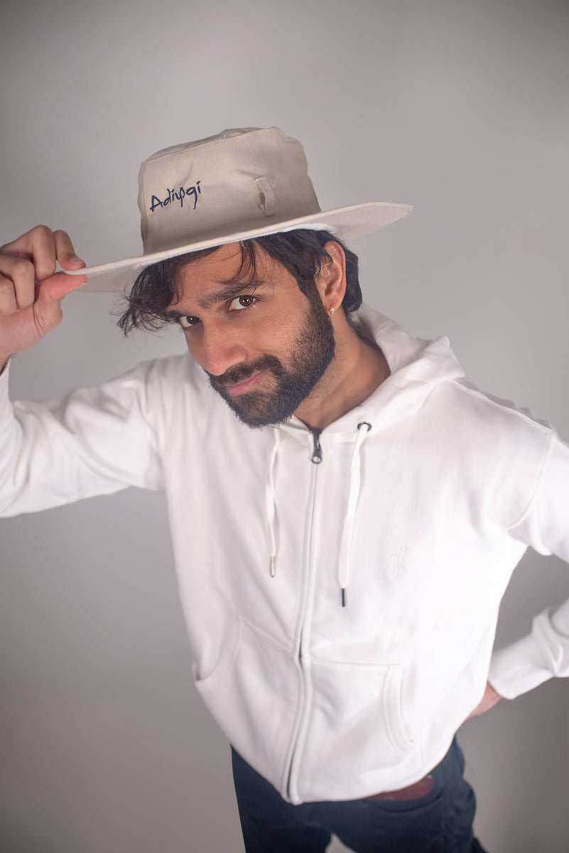 100 % Cotton Adiyogi Sun Hat - Beige – Isha Life UK