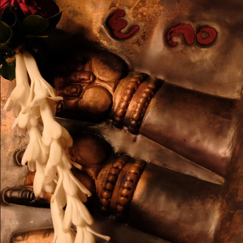 Linga Bhairavi Mukha. Handcrafted copper form. Energized in the abode ...